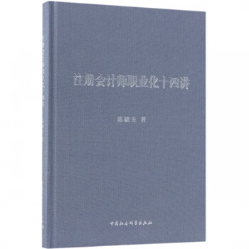 注册会计师职业化十四讲(精)