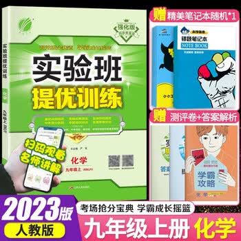 2023新版 实验班提优训练9九年级化学上册人教版RMJY 初中初三教辅春雨教育 强化版