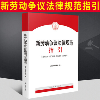 新劳动争议法律规范指引  人民法院出版社