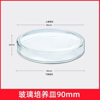 酷哥玻璃培养皿生物实验器材细菌培养组织培养 90mm