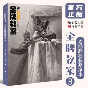 教案3素描静物临摹范本 2021烈公文化朱启鹏单体组合几何体静物步骤对照结构大关系范画美术高考联考美