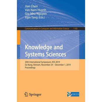 Knowledge and Systems Sciences: 20th Internation
