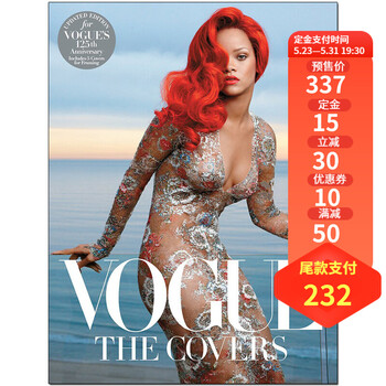 【】Vogue:The Covers杂志封面新版收录 125年经典的杂志封面 英文原版图书籍