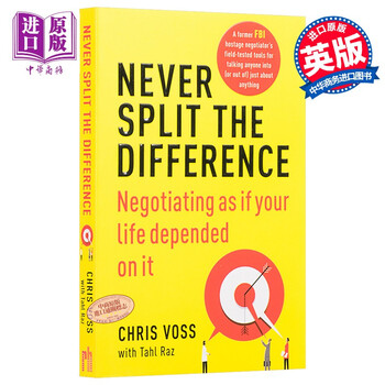 掌控谈话 Never Split the Difference 英文原版 Chris Voss