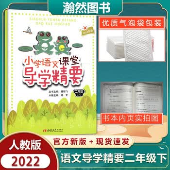 【正版包邮2022春】导学精要 小学语文二年级下册 2年级下册西南师范大学出版社教材同步练习册天天练课后复习巩固作业本