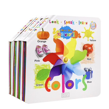 Look Speak Learn展开大图看说学 全4册 进口原版0-3-6岁幼儿童早教启蒙英语单词书