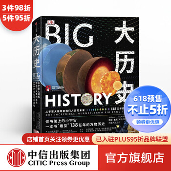 包邮 DK大历史 big history从宇宙大爆炸到我们人类的未来 大卫克里斯蒂安 中信出版社图书