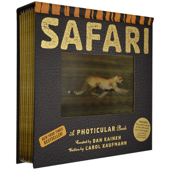 光与影视觉书系列 3D立体动画书 英文原版 Safari A Photicular Book