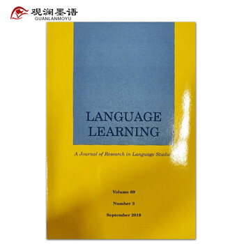 Language Learning 2019年9月 美国语言学研究 2019年9月刊