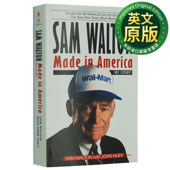 富甲美国 英文原版 Sam Walton Made in America 沃尔玛创始人山姆沃尔顿自传