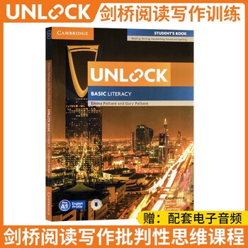 原版第二版 剑桥unlock教材 初级中学英语听力口语阅读写作综合批判思维课程 basic  unlock1 2 3 4 5 附在线学习账号 BASIC LITERACY（读写）