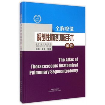 全胸腔镜解剖性肺段切除手术图谱(附光盘)(精)