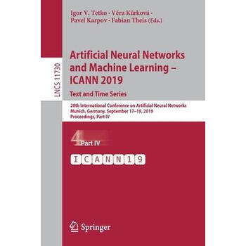 Artificial Neural Networks and Machine Learning