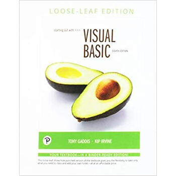 Starting Out with Visual Basic, Student Value Ed