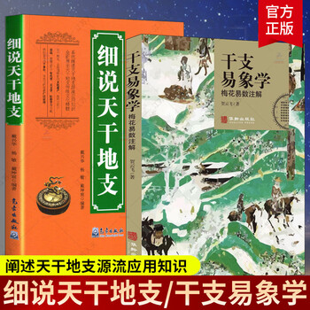 正版 细说天干地支+干支易象学 梅花易数注解 天文学书籍 阐述天干地支源流应用知识 展示天干地支预售Y