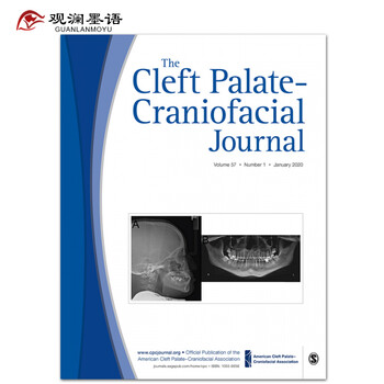 Cleft Palate-Craniofacial Journal 2020年1月 美国医学裂腭唇裂 2020年1月刊