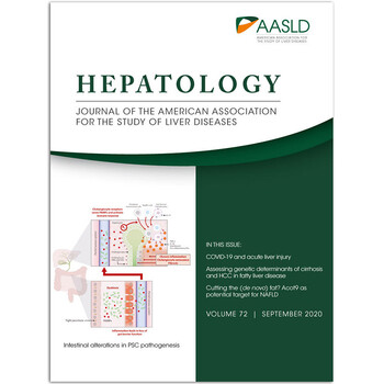 【单期可选】Hepatology 肝病学 2018/21年月刊 美国医学研究刊物 2020年9月刊