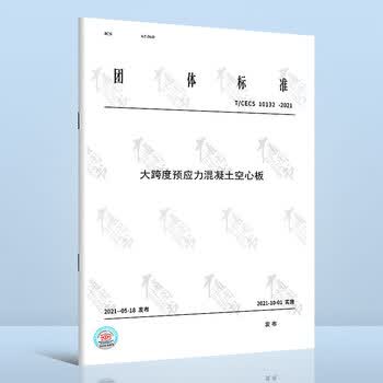 T/CECS 10132-2021 大跨度预应力混凝土空心板