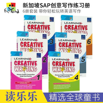 新加坡英语SAP Learning Creative Writing学习系列创意写作小学英文原版进口 基础版 1-6年级