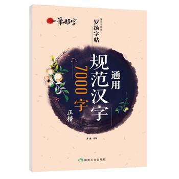 中小学生通用规范汉字7000字正楷 语文书练字本笔画笔顺同步练习册钢笔少年儿童描红硬笔书法每日一练专用罗扬字帖