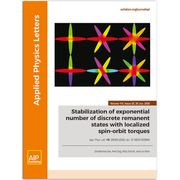 【单期可选】Applied Physics Letters 应用物理学快报 Vol.116 2020 N.26 2020年6月29日
