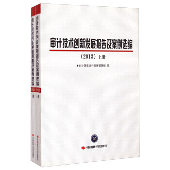 正版图书 审计技术创新发展报告及案例选编(2013) 审计署审计科研所课题组 中国时代经济出版社 9