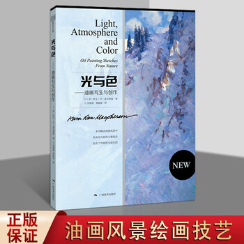 光与色 油画写生与创作 绘画 油画技法书籍 广西美术出版社 【预售】