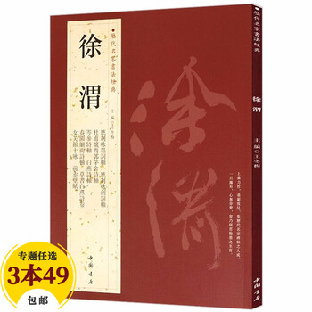 【包邮】历代名家书法经典毛笔字教程鉴赏欣赏书法学习训练临摹字帖碑帖 徐渭