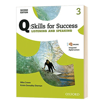 牛津学术成功系列听说教材3级 Oxford Q Skills for Success Listeni