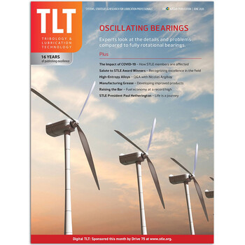【单期可选】Tribology and Lubrication Technology 美国润滑剂的应 2020年6月刊