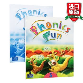 英文原版 香港朗文少儿英语自然拼读 Longman Phonics Fun 5 级别学生书