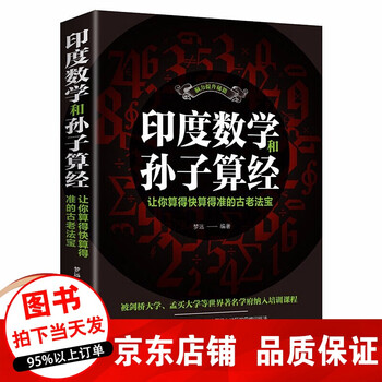 印度数学和孙子算经 神奇数学课 思维训练法中小学生思维训练书籍提升创造力逻辑思考能力