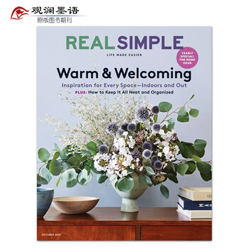 【单期可选】Real Simple 简单生活 2019/20/21年月刊 美国家庭生活女性时尚杂志 2020年10月刊