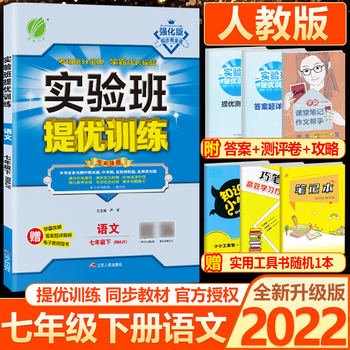 2022 春雨实验班提优训练七年级下册语文人教版RJ 初一7年级下课本同步配套练习册 中学语文专项训练习
