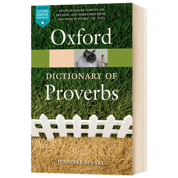 牛津谚语词典Oxford Dictionary of Proverbs 英文原版  英英字典 英文版