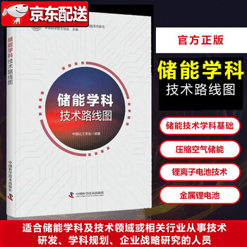 储能学科技术路线图 中国科学技术协会主编 储能科学基础 压缩空气储能 金属锂电磁 锂离子