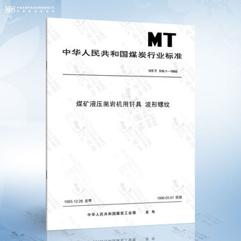 MT/T 516.1-1995 煤矿液压凿岩机用钎具 波形螺纹