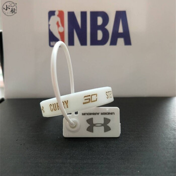 【掌柜推荐】斯蒂芬·库里NBA球星库里手环勇士队30号 篮球运动硅胶腕带学生礼物情侣夜光款 白填金【17.5cm】