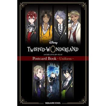 进口日文 迪士尼扭曲仙境 明信片套装 制服版 ディズニー ツイステッドワンダーランド