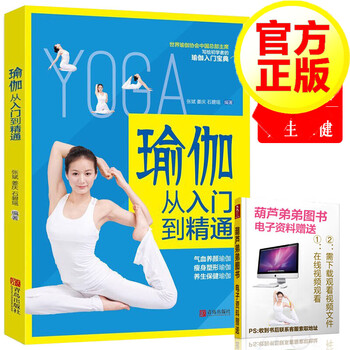 瑜伽从入门到精通 瑜伽书 初级入门 零基础瑜伽 减肥瑜伽教程大全 瑜伽减肥 书籍