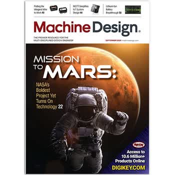 【单期可选】Machine Design 美国机械设计技术与工艺杂志 2020年4/5/9/10月 2020年9月刊