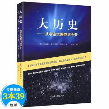 天文航天科普读物太阳系简史太阳全书千亿个太阳漫步太阳系度假指南140亿年宇宙演化全史漫步到宇宙尽头 大历史--从宇宙大爆炸到今天（定价38元）