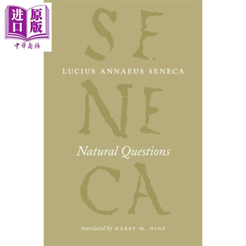芝加哥大学 塞涅卡系列 自然问题 塞内加 英文原版 Natural Questions Lucius Annaeus Seneca