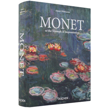 Taschen原版Monet印象派大师莫奈作品集 莫奈画传monet午后花园油画手绘画集 素描彩铅手绘手稿临摹画册美术艺术画册