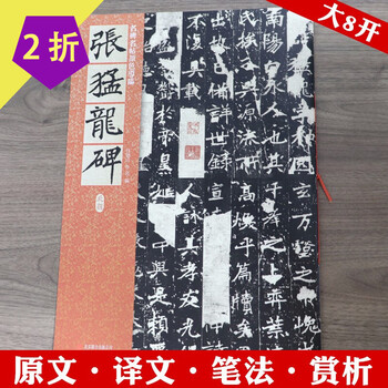 历代名家名碑名帖原色导临高清临摹字帖 张猛龙碑（北魏）定价46