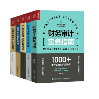 普华审计实务工具书系列5本 财务审计实务指南 数字化审计实务指南 工业企业审计实务指南 舞弊审计