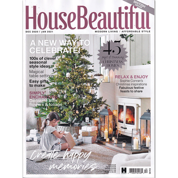 【单期可选】House Beautiful 住宅美化 2020/21年月刊 英国家居装饰设计杂志 2021年1月刊