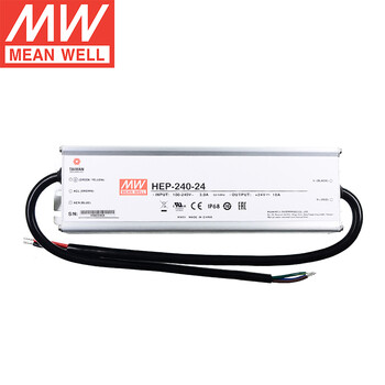 台湾明纬（MEANWELL) HEP-240-24 240W AC转DC开关电源 带PFC功能 电源供应器 HEP-240-24 10A ...