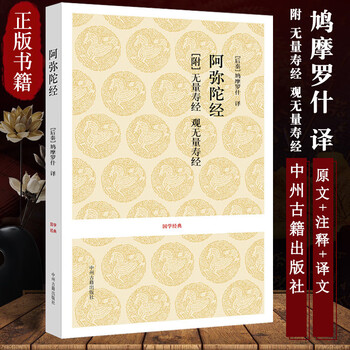 净土三经阿弥陀经无量寿经观无量寿经正版无删减中州古籍佛说阿弥陀经白话解释无量寿经读本小本佛教佛经书籍大全经文经典修身