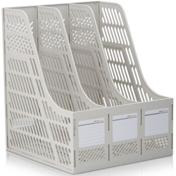 得力（deli）9847 三联文件框文件筐办公用品桌面资料筐文件架 2个-融创集采商城